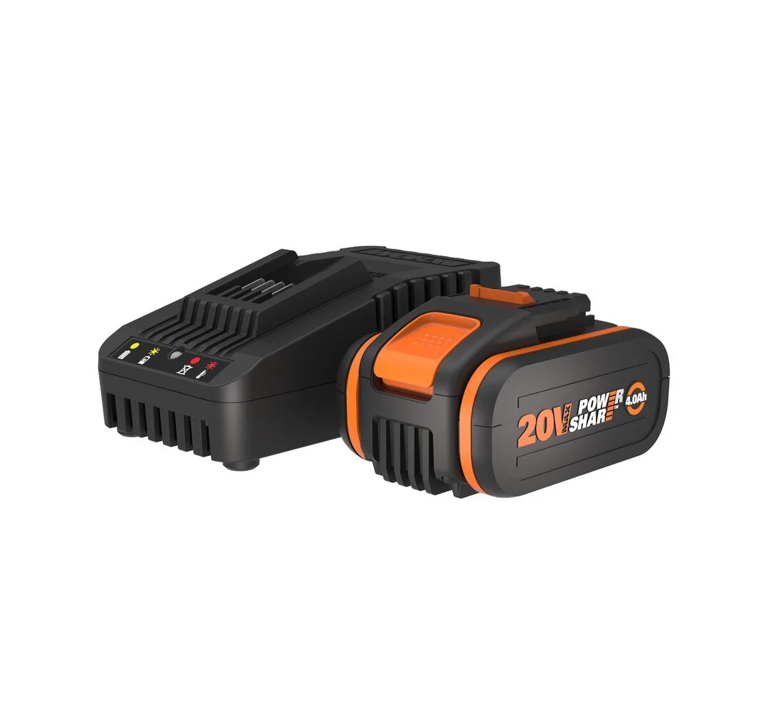 Worx WA3604 Σετ Φορτιστής και Μπαταρία 4.0Ah - smartbuytool.gr